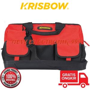 Jual KRISBOW TOOL BAG HARD BASE 40.5X28X30.5CM 10115849 - Jakarta Barat ...
