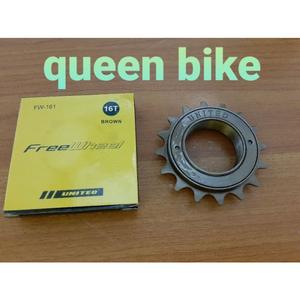 Jual frewheel prewel ger gir krewel kriwil sepeda 16t drat ulir united ...