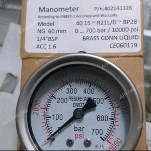 Jual pressure gauge Armatherm 700 bar ukuran 2 1/2" - Jakarta Barat ...