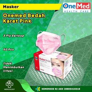 Jual Masker Medis Earloop Onemed pink isi 50 Pcs - Jakarta Timur ...