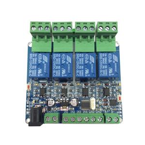 Jual MODBUS-RTU 4 way relay module STM8S103 MCU two NEW RS485 - Jakarta Utara - Automation ...