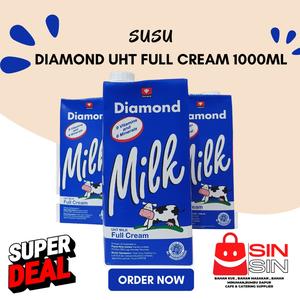 Jual DIAMOND Susu UHT Full Cream 1000ml - Kota Malang - Bahan kue ...