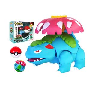 Jual Mainan Anak Pokemon Pokeball Deformation Toy Venusaur Original New ...