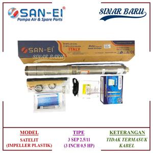 Jual Pompa Satelit SAN EI 3 INCH 1/2 HP / Satelit 0.5 HP TANPA KABEL - Jakarta Utara - diandra ...