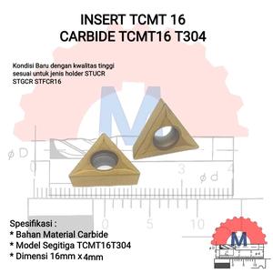 Promo TCMT16 T304 Insert segitiga Carbide TCMT 16T304 - Jakarta Selatan ...