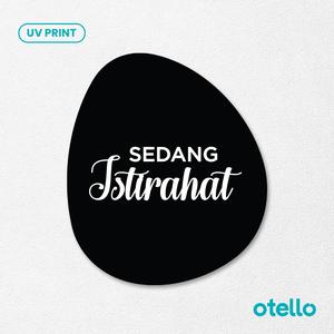 Jual Sedang Istirahat Sign Board Akrilik Tempel Dinding Papan Acrylic ...