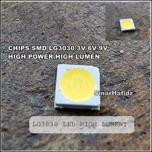 Jual Chips led LG3030 3V 6V 9V - 3v, Putih - Kab. Ngawi ...