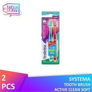 Jual Systema Sikat Gigi Active Clean Soft Isi 2 - Jakarta Pusat - Tebus ...
