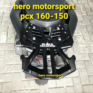Jual Bracket breket box Honda Pcx 150/160 lokal full CNC black diamond ...