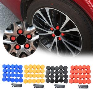 Jual 20 Buah 17Mm Hitam Tutup Roda Mobil Baut Penutup Mur Silikon Roda ...