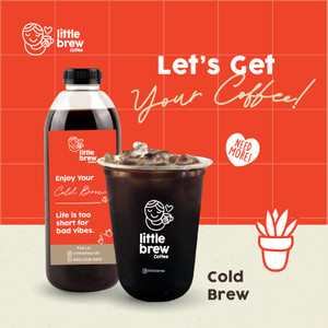 Jual Premium Cold Brew Coffee Concentrate, Botol 1 Liter- Full Arabica ...