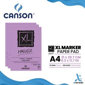 Jual Buku Sketsa Gambar Canson Xl Marker Pad A4 Sketchbook - Jakarta ...