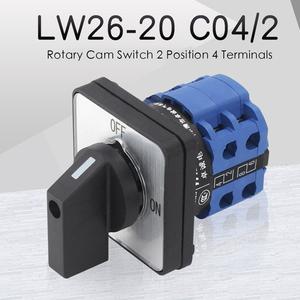 Jual Switch Professional 4 Terminal 380V 20A Motor Rotary Cam Switch ...