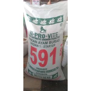 Jual PAKAN AYAM BURAS STARTER HI-PRO-VITE 591 - 1 kg - Kab. Blitar ...