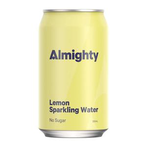 Jual Drink Almighty Sparkling Water - Lemon 330ML - Kota Tanjung Pinang ...