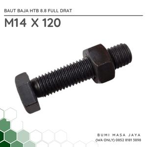 Jual BAUT MUR BAJA HTB GRADE 8.8 - M14 X 120 (FULL DRAT) - Jakarta ...