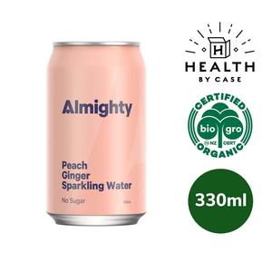 Jual Drink Almighty Sparkling Water - Peach and Ginger 330ML - Kota ...