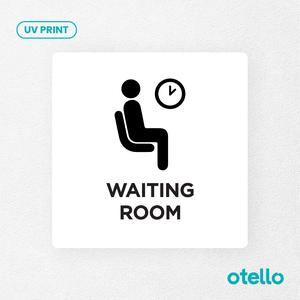 Jual Waiting Room Sign Board Akrilik Tempel Dinding Papan Acrylic ...
