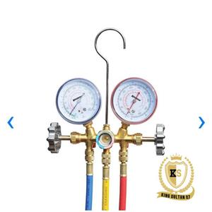 Jual Pengukur tekanan Freon Krisbow Testing Manifold Tabung Freon R22 ...