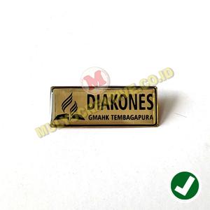 Jual Name Tag Peniti - Papan Nama Dada Karyawan Diakones – Nametag ...