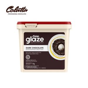 Jual TERBERU!!! Colatta Glaze Topping Donat Rasa Dark Chocolate 1 kg ...