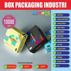 Jual 8x8x4 cm 10K Box Packaging Kotak Sabun Batang Dus Herbal 50 gr ...