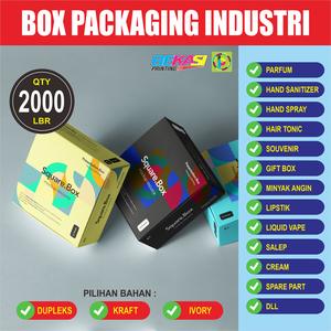 Jual 8x8x3 cm 2K Box Packaging Kotak Sabun Batang Dus Herbal 50 gr ...