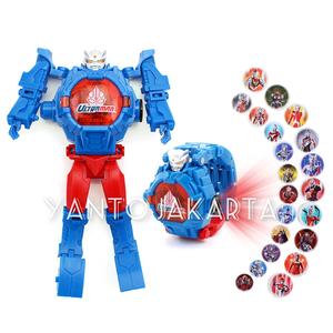 Jual JAM TANGAN ULTRAMAN ROBOT ANAK LAKI LAKI LAMPU PROYEKTOR - IRON ...