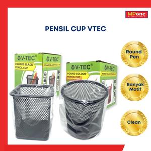 Jual Desk Set Pen / Round Pen VTEC / Pen Stand Round VTEC - WARNA ...