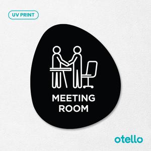 Jual Logo Meeting Room Sign Board Akrilik Tempel Sign Dinding Papan ...