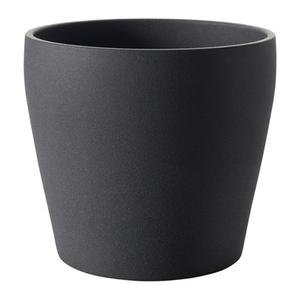 Jual ORI Pot tanaman/pot bunga keramik ADE abu-abu tua, 12 cm - Kota ...
