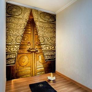 Jual Wallpaper 3D Custom Motif Islami Pintu Ka'bah - 2, Wall Banner ...