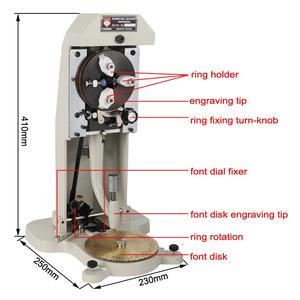 Jual VLStore New Inside Ring Engraver w/ Two Faces Standard Letter ...