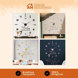 Jual Jam Dinding Besar DIY Giant Wall Clock 100 cm - Geekman JM-01 ...