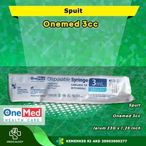 Jual Spuit 3 cc Onemed Ecer per pcs - Jakarta Timur - Medicalogy ...