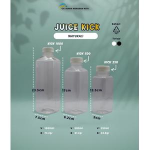 Jual Botol Kick 500 ml - 1 pcs - Botol Jus - Kopi - Susu - Hitam - Kota ...