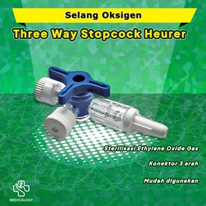 Jual Three Way Stopcock Heuer Connector Infus Penghubung - Jakarta ...