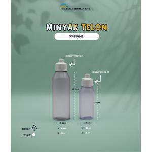 Jual Botol Minyak Telon 60 ml/30 ml 1 DOZ isi 500 pcs - Botol Plastik ...