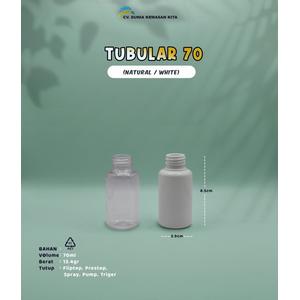 Jual Botol Tubular 70 ml - 1 Pcs - Botol Toner - Botol Parfum - Bening ...