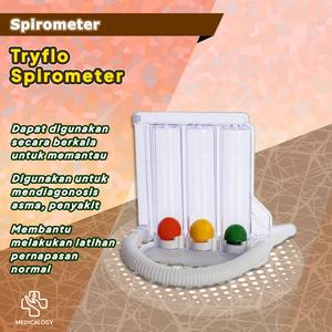 Jual Alat Bantu Latihan Pernapasan Incentive Spirometer Tryflo ...