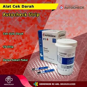 Jual AutoCheck Strip Alat Cek Gula Darah - Kota Makassar - Violet ...
