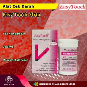 Jual EasyTouch Blood Hemoglobin HB Isi 25 Strip Easy Touch - Kota ...