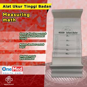 Jual Alas Pengukur Tinggi Panjang Bayi Onemed Infant Ruler Baby Mat ...