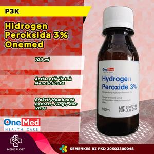 Jual Larutan H2O2 Hydrogen Peroxide 3% Onemed 100 ml - Kota Makassar ...