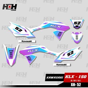Jual Sticker Striping Stiker Lis Variasi KLX 150 G/BF/SE XH-52 - Hitam ...