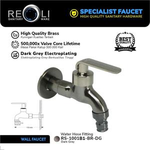 Jual Keran Kran Air Tembok Garasi Taman Kuningan Dark Grey REOLI 1001 ...