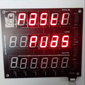 Jual Display Pom Mini Pertamini Merah Ukuran Kecil 1 Inchi Dan Kabel ...
