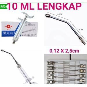 Jual Suntikan Kambing Sapi 10cc Alat Suntik Hewan Besar 10ml Jarum ...