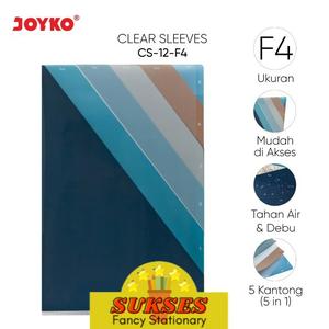 Jual Clear Sleeves Map L Bening Transparan Joyko CS-12-F4 - Kota Malang ...