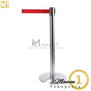 Jual Handrail stainless steel Krisbow Tiang Antrian Tali Merah - Silver ...